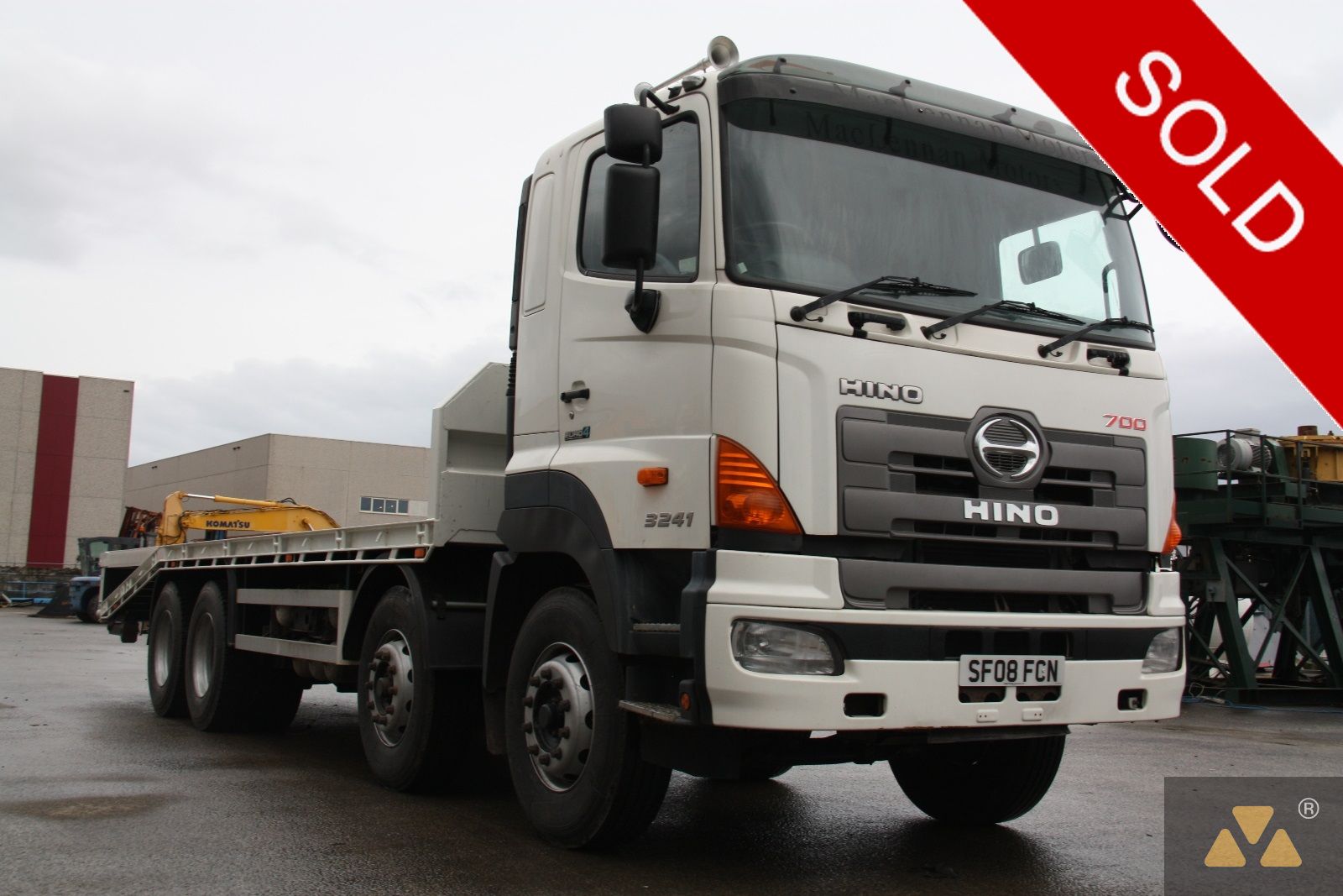 Delta Machinery | Hino 8x4 cheese wedge