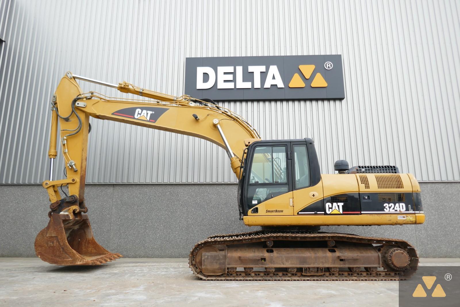 Delta Machinery | Caterpillar 324DL - Hammer lines - Quick coupler ...