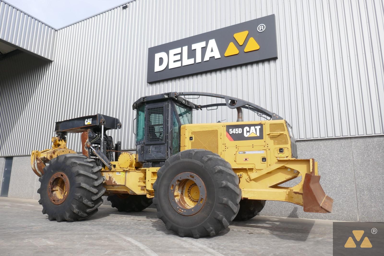 Delta Machinery | Caterpillar 545D - Dual arch grapple - Winch - Dozer ...