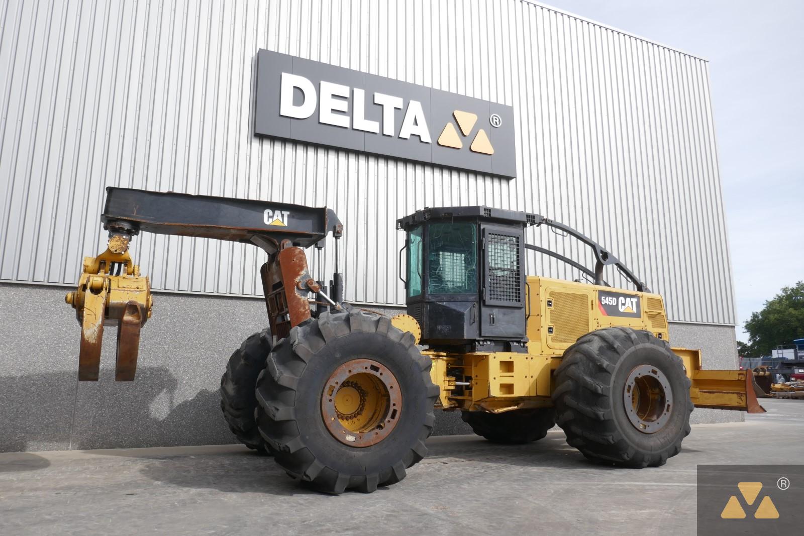 Delta Machinery | Caterpillar 545D - Dual arch grapple - Winch - Dozer ...