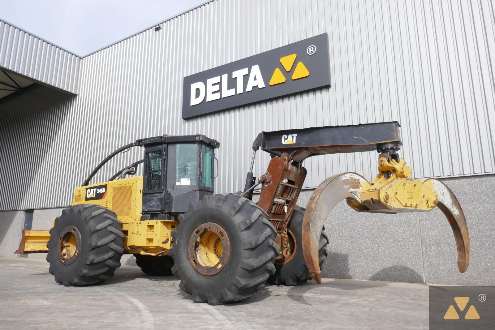 Delta Machinery | Caterpillar 545D - Dual arch grapple - Winch - Dozer ...
