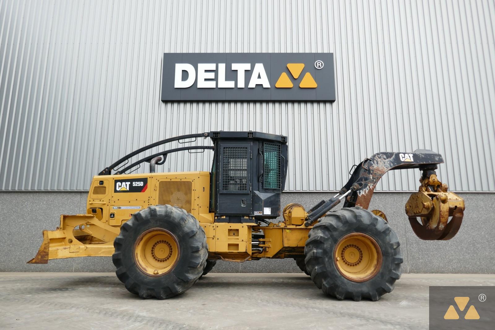 Delta Machinery | Caterpillar 525D - Single arch grapple - Winch ...